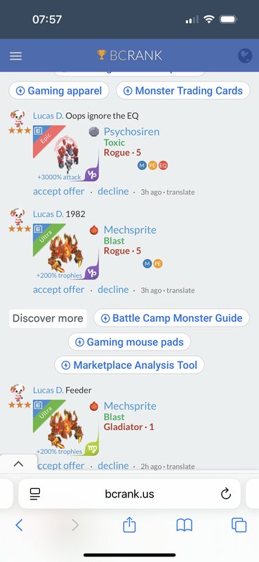 BC Rank - Cancer Ironknight with Shaman Vampire